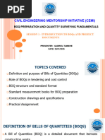 BOQ Preparation: A Step-by-Step Guide | PDF | Specification (Technical ...