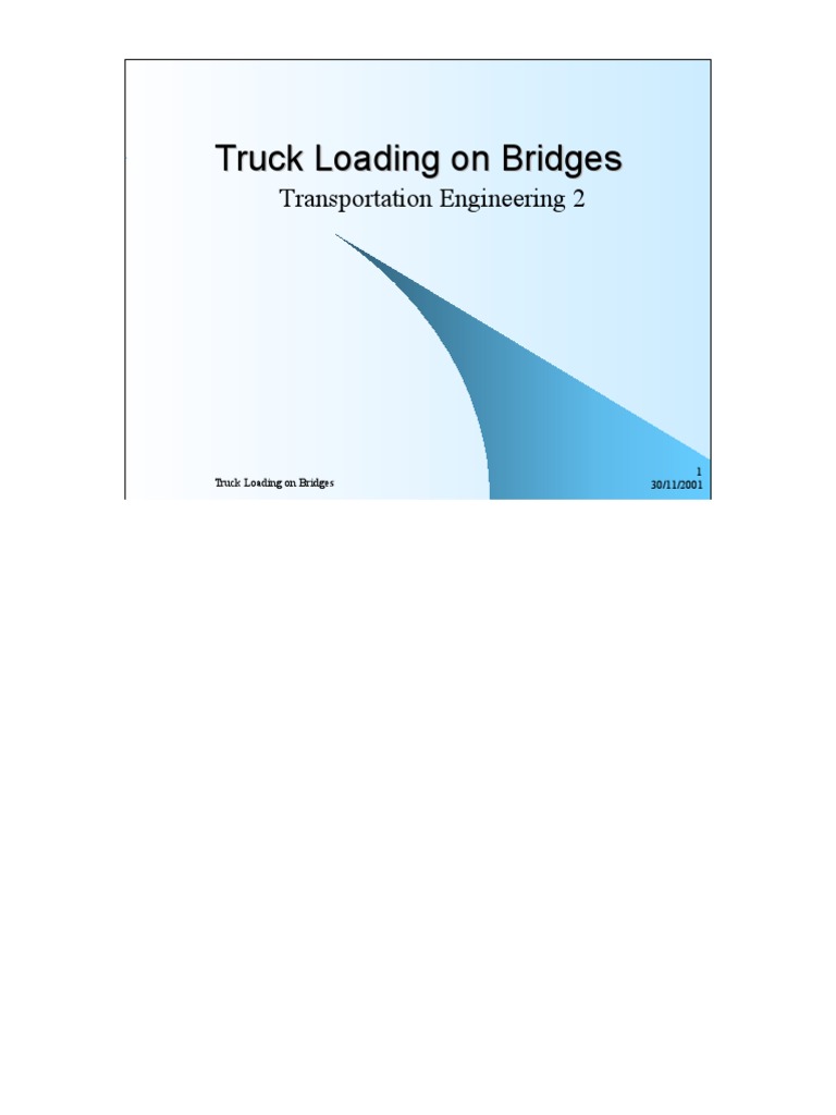 HS 20 Truck Loading | PDF | Truck | Structural Load