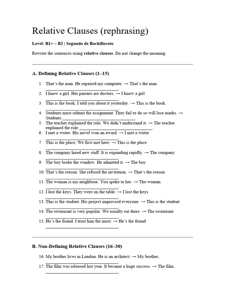 Rephrasing Worksheet | PDF | Chess | Chess Theory
