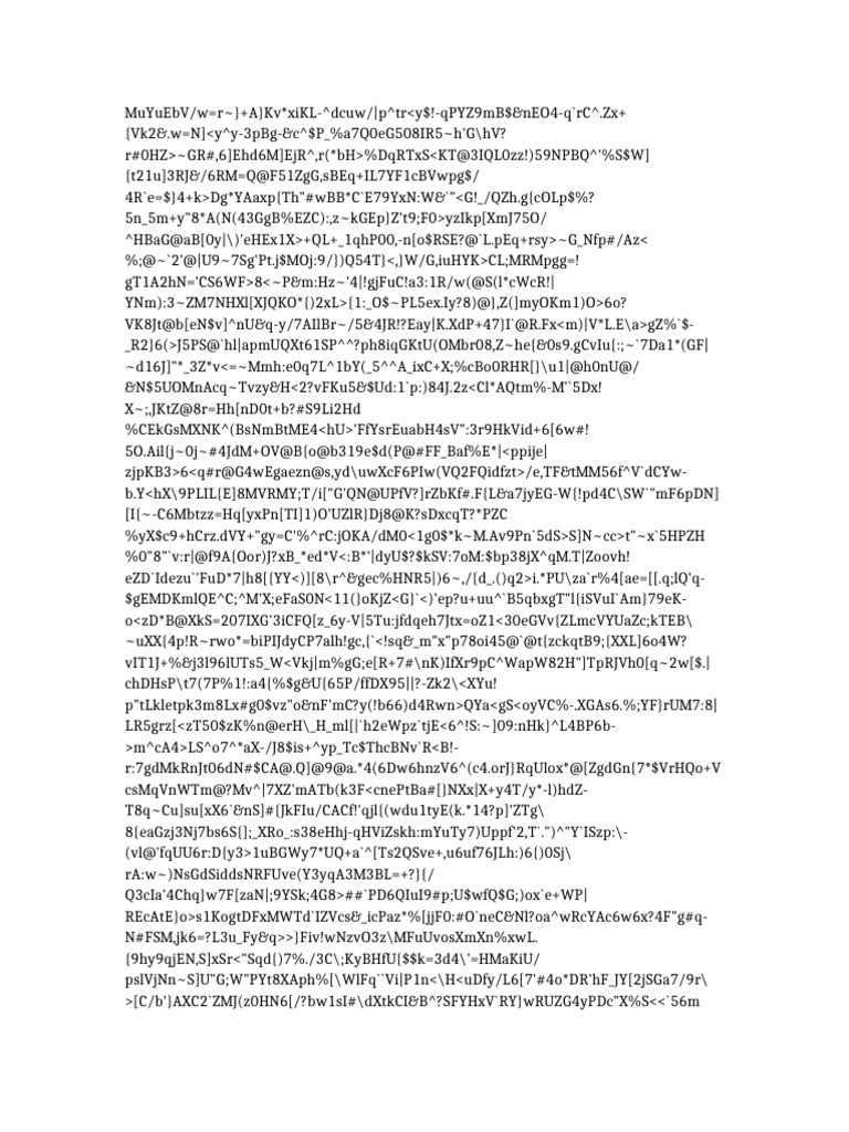 Random Symbols 4 | PDF