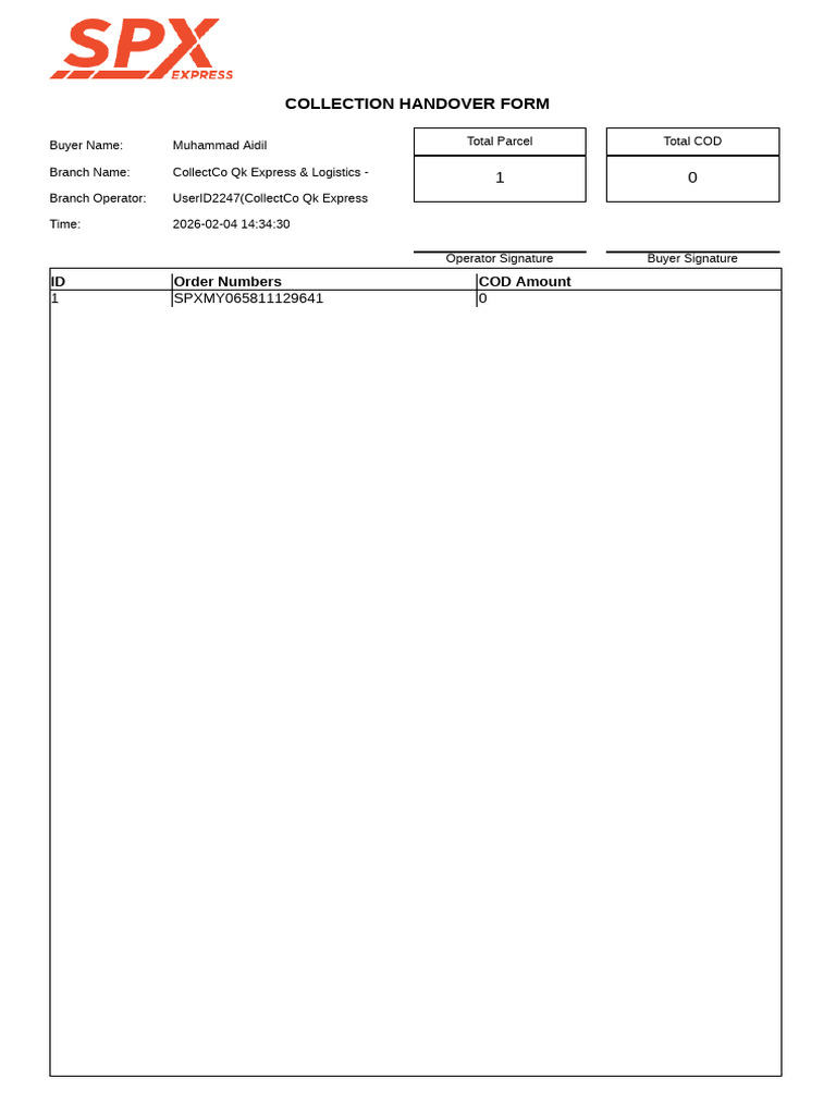 Collection Receipt | PDF