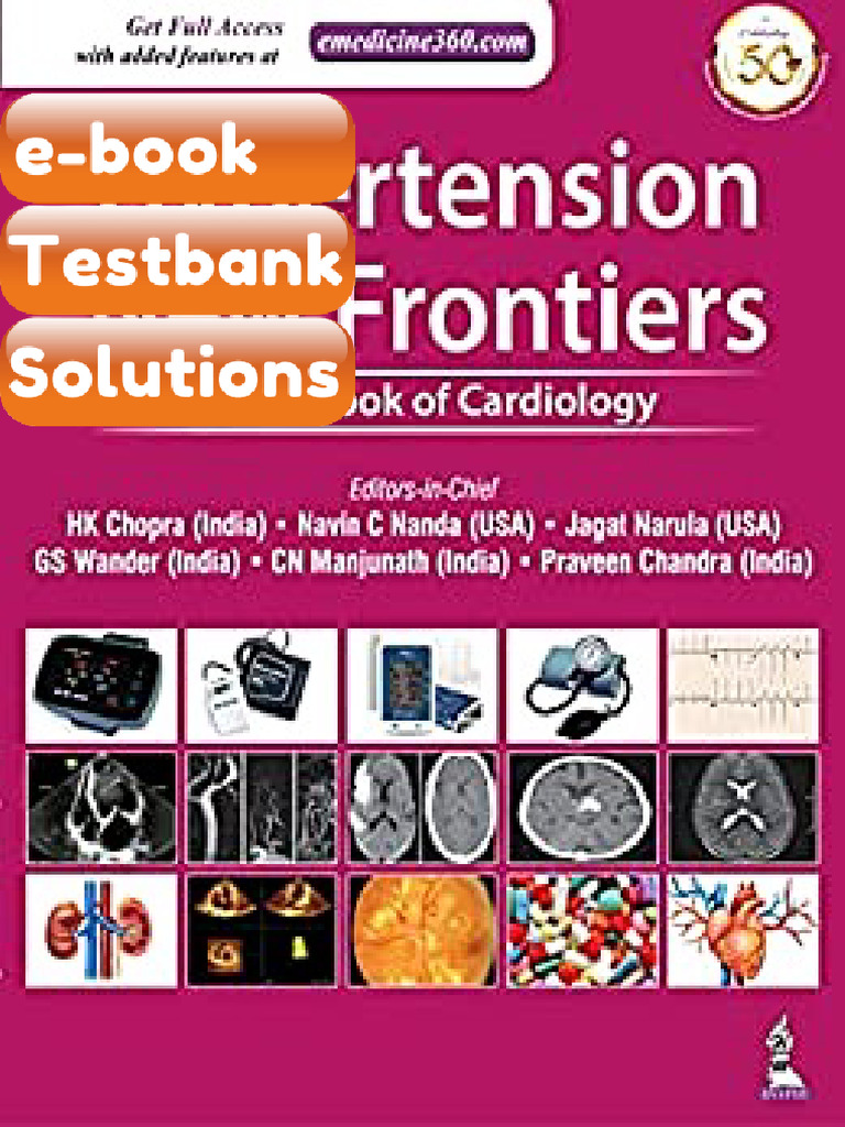 Testbank Hypertension New Frontiers a Textbook of Cardiology by HK ...