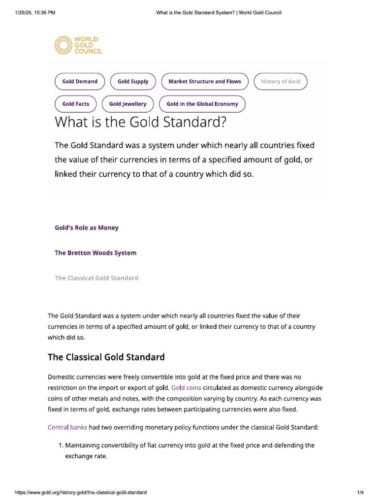 Gold Standards | PDF