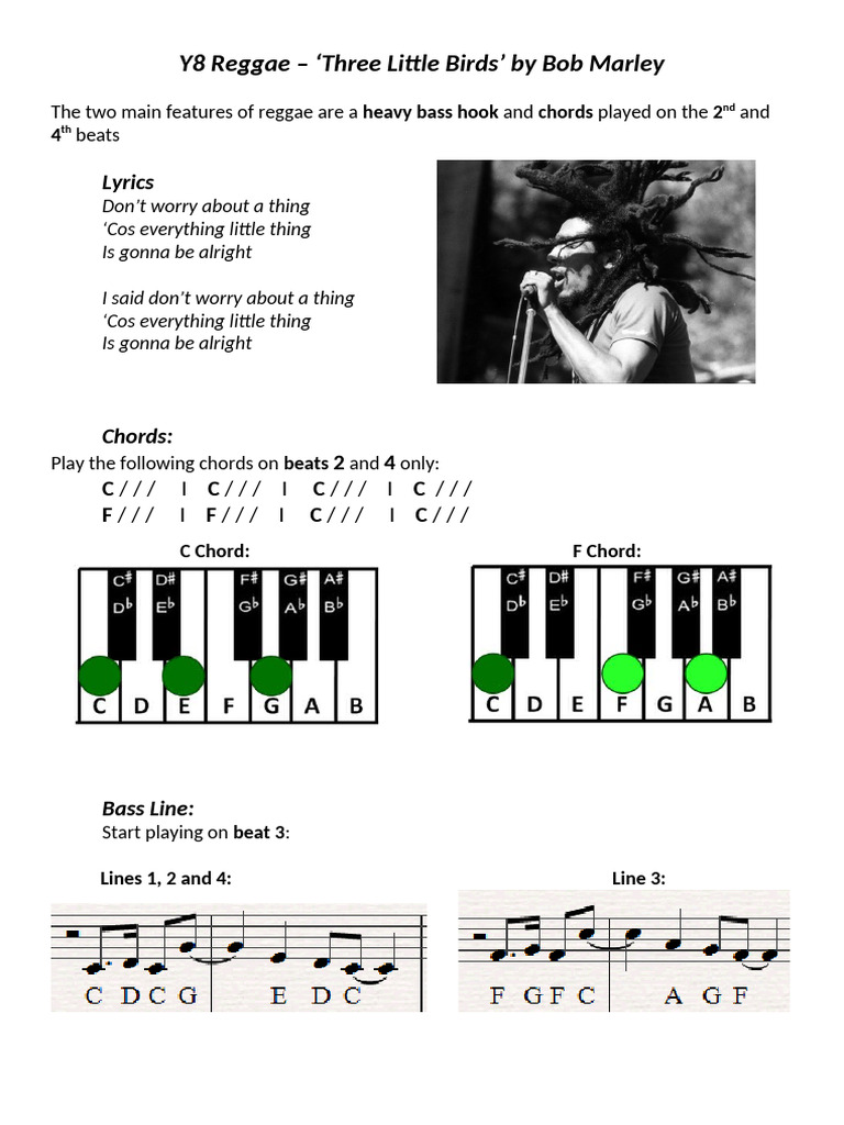 Y8 Reggae Three Little Birds | PDF