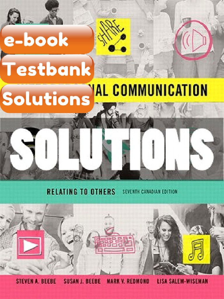Testbank Solutions Interpersonal Communication Relating to Others 7 Ed ...