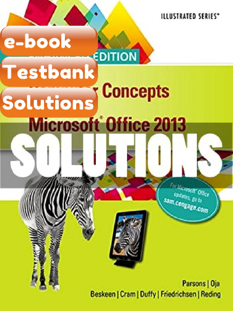 Testbank Enhanced Computer Concepts and Microsoft Office 2013 ...