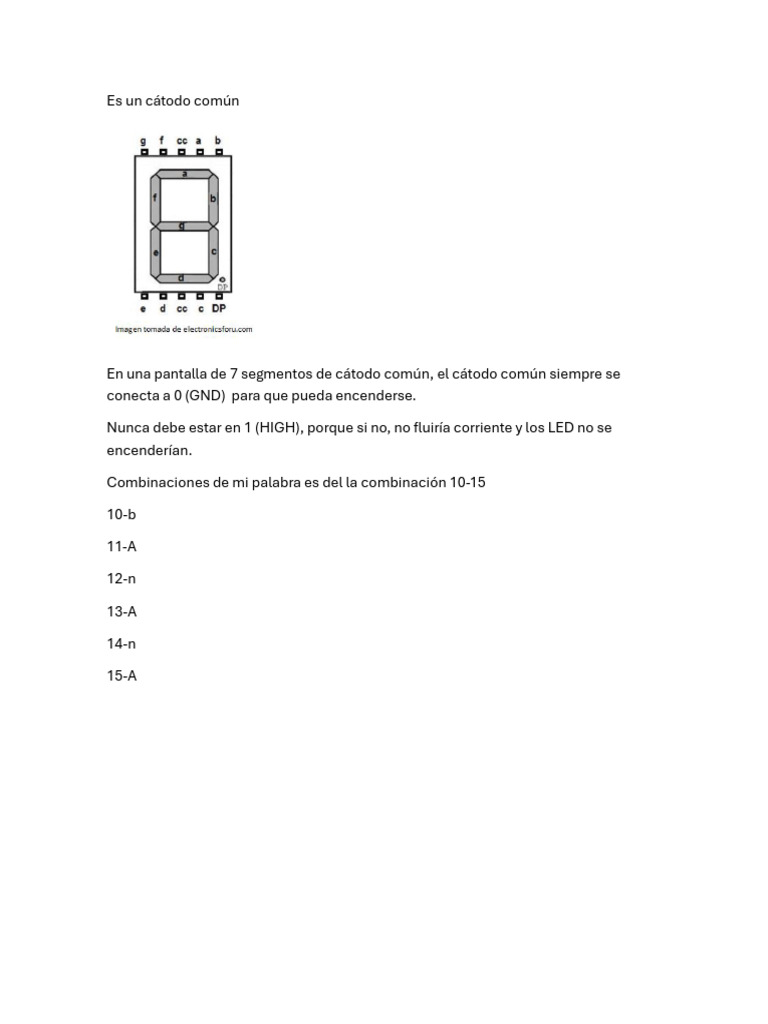 Es Un Cátodo Común | PDF