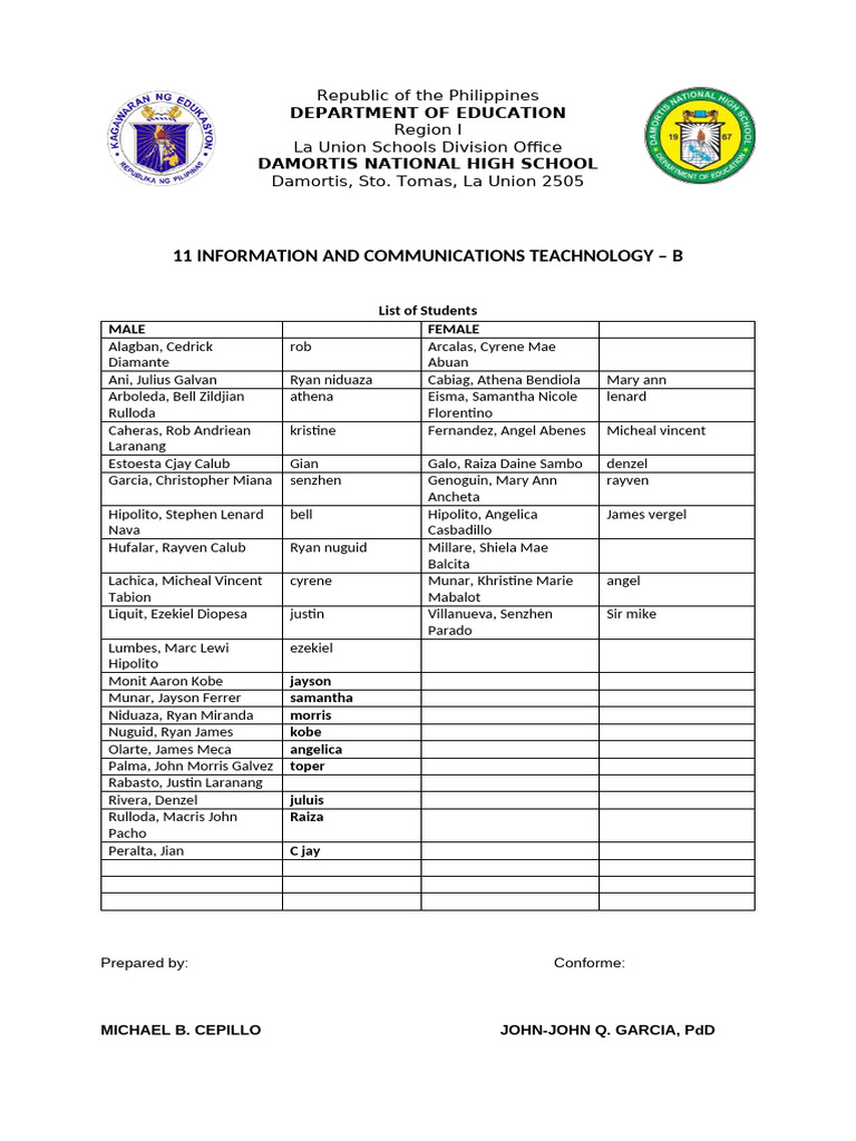 11 ICT B 25-26 Bunutan | PDF