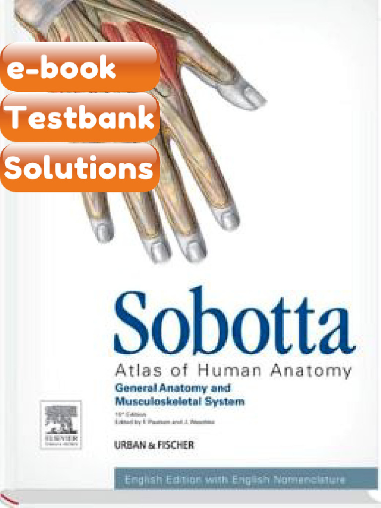 Testbank Sobotta Atlas of Human Anatomy 15th Edition ENGLISH General ...