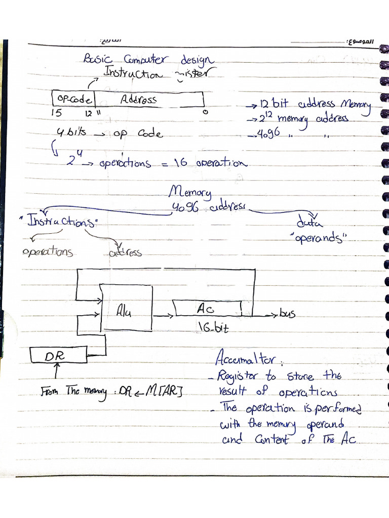 Basic Computer & Instruction Execution | PDF