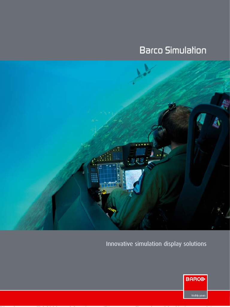 Barco Brochure Simulator | PDF | Liquid Crystal Display | Cathode Ray Tube