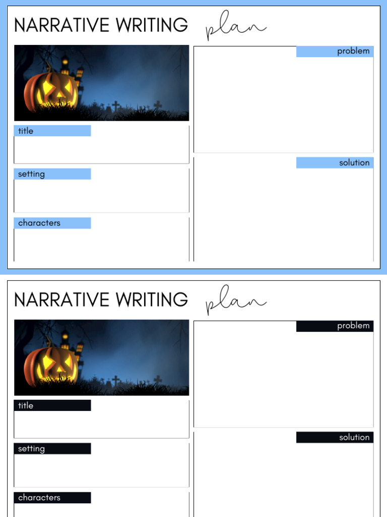 Halloween Narrative Writing Planning 20260205 092559 0000 | PDF