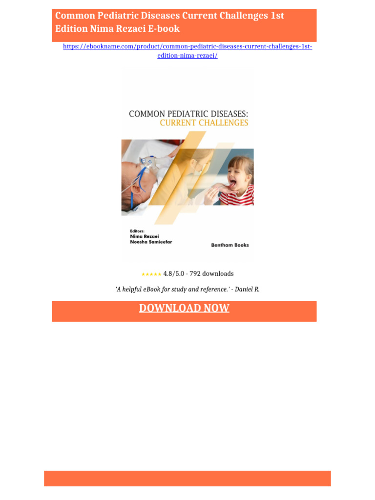Common Pediatric Diseases Current Challenges 1st Edition Nima Rezaei ...
