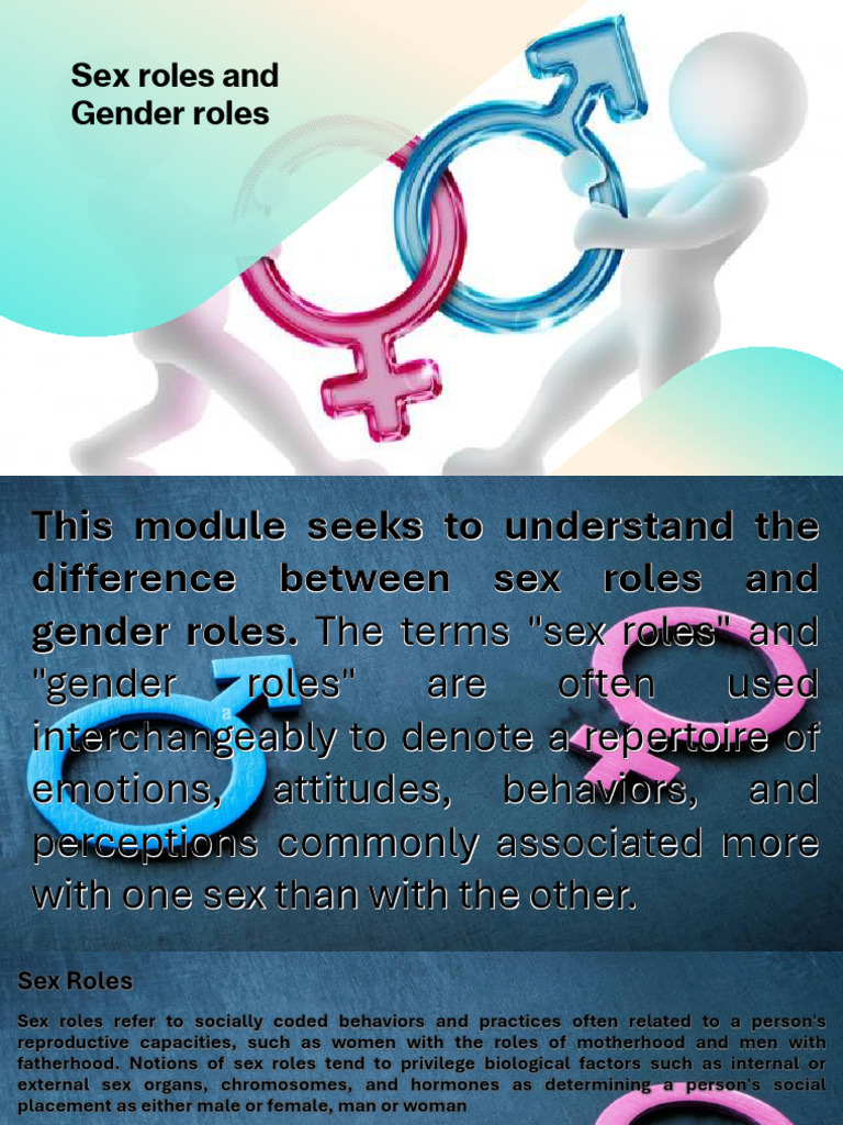 M2 Sex Roles and Gender Roles PDF | PDF | Gender Role | Gender