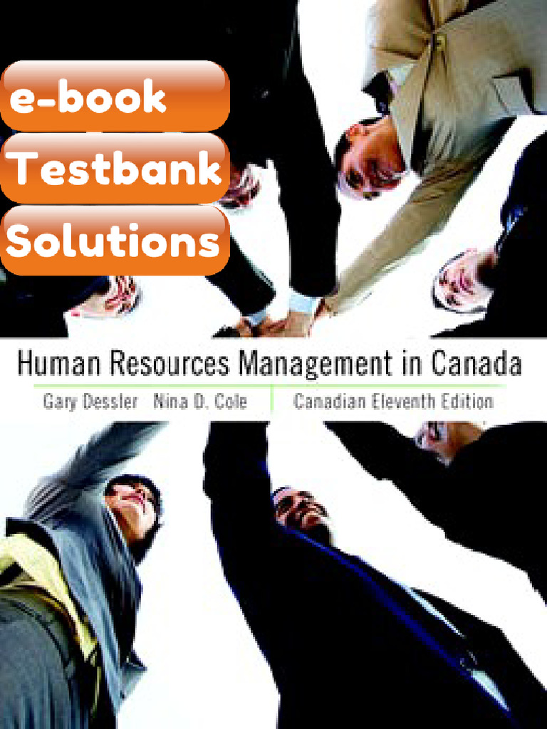 Testbank Human Resources Management in Canada 11E Dessler Fast Download ...