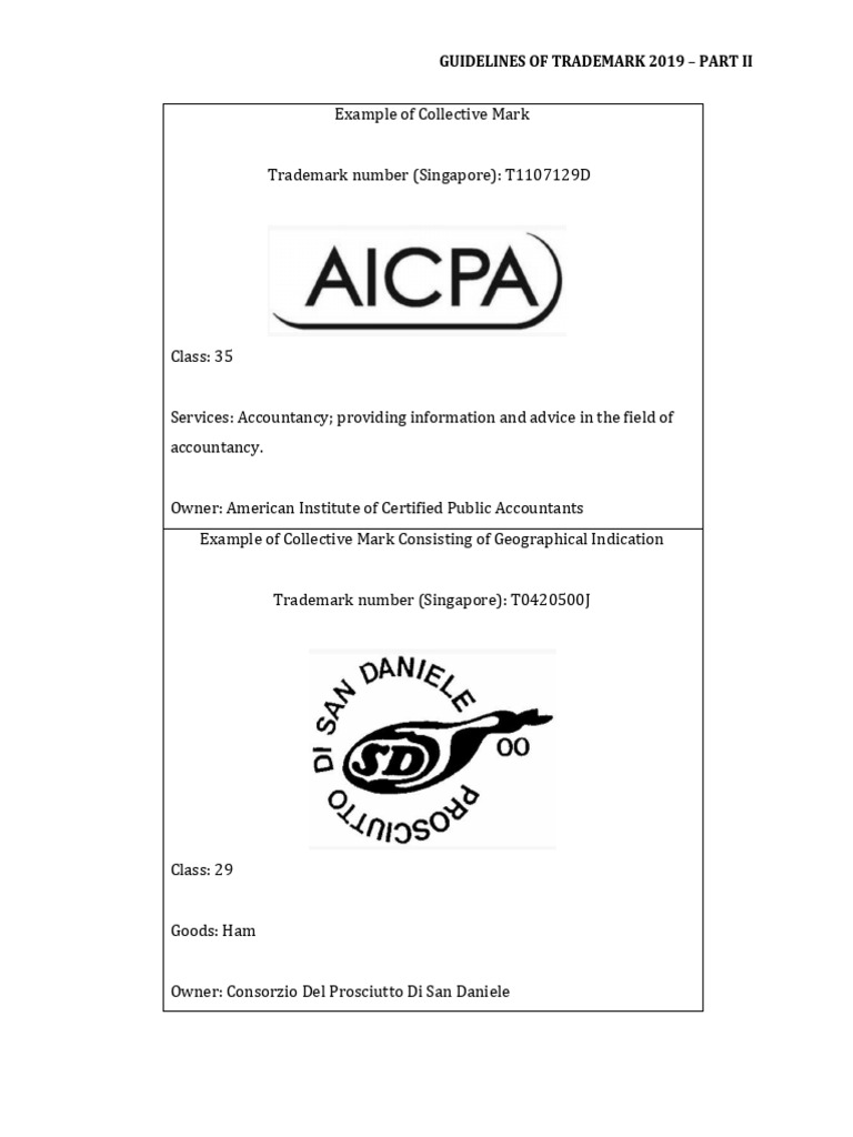 Example of Collective Mark 2 | PDF