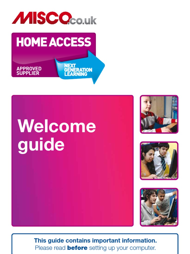 Misco Home Access Welcome Guide v2 | PDF | Usb Flash Drive | Backup
