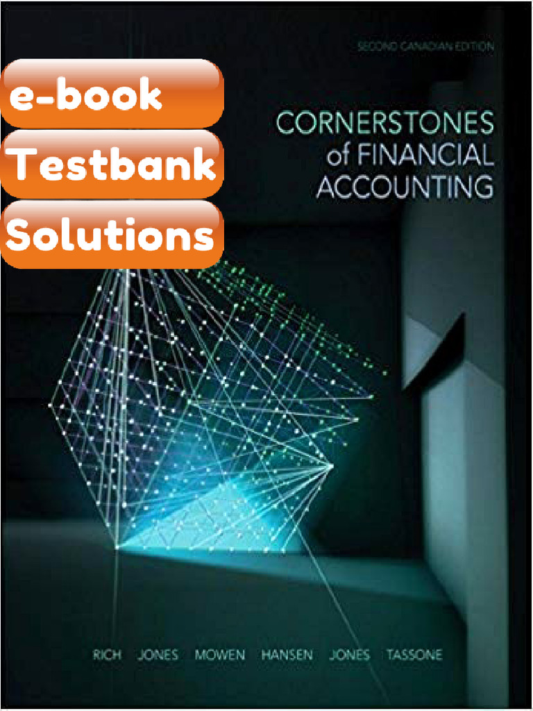 Testbank Cornerstones of Managerial Accounting 3rd Canadian Edition by ...