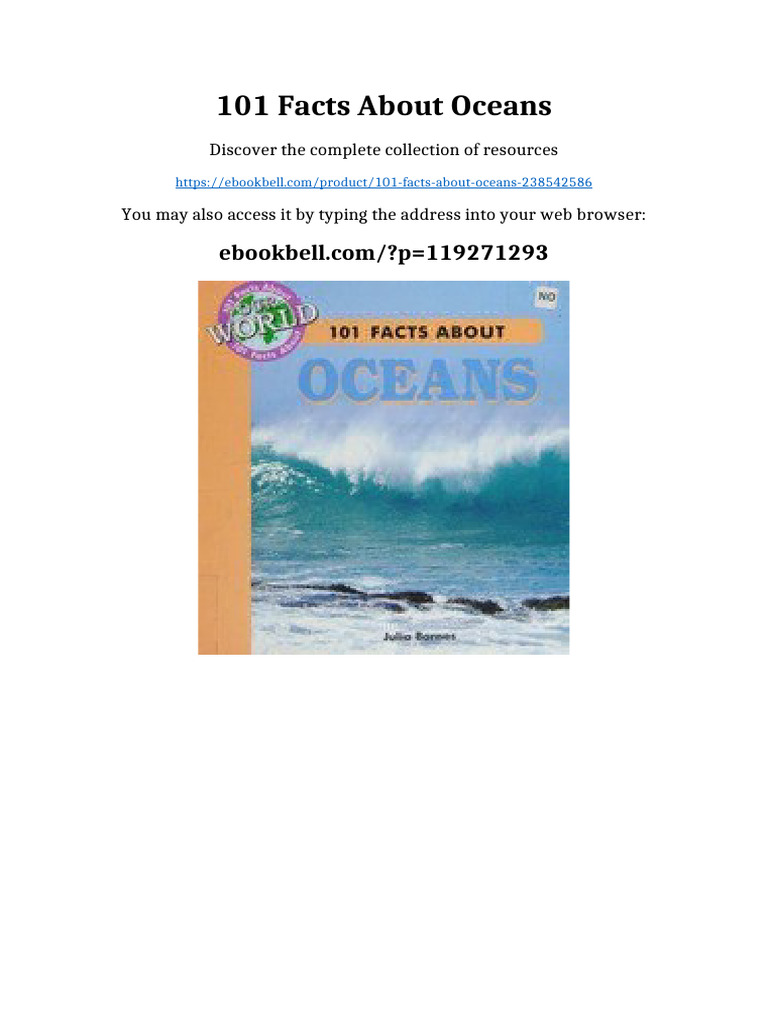 101 Facts About Oceans Full Chapters Instanly | PDF | Intellectual Property