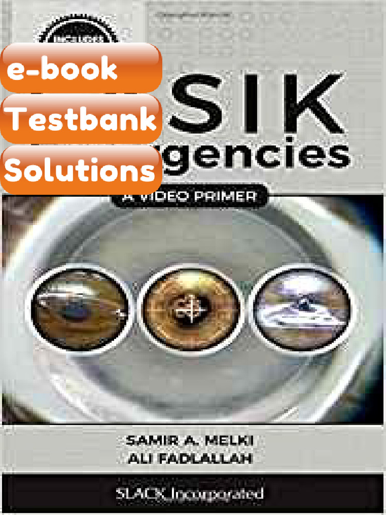 Testbank LASIK Emergencies by Samir a Melki MD PhD Ali Fadlallah MD MSc ...