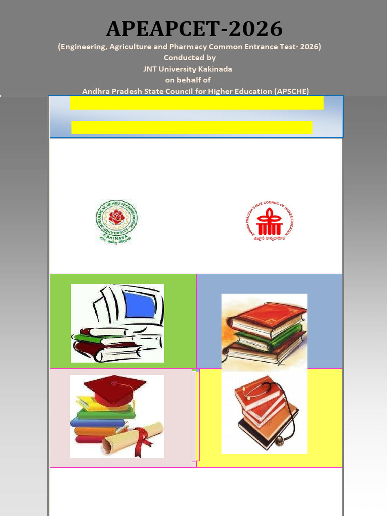 APEAPCET2026 Instruction Booklet Engineering V2 | PDF | Trigonometric ...