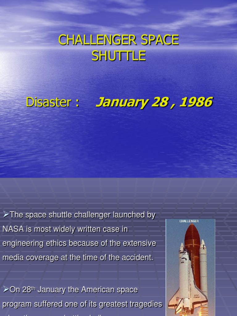Challenger Disaster: Engineering Ethics | PDF | Space Shuttle | Nasa