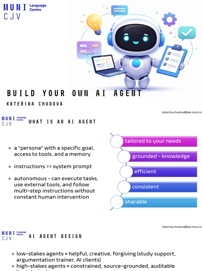 2026 CJV Week Build Your Own AI Agent | PDF | Artificial Intelligence ...