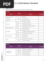Edexcel GCSE Maths Paper 3 Topics | PDF | Trigonometric Functions ...