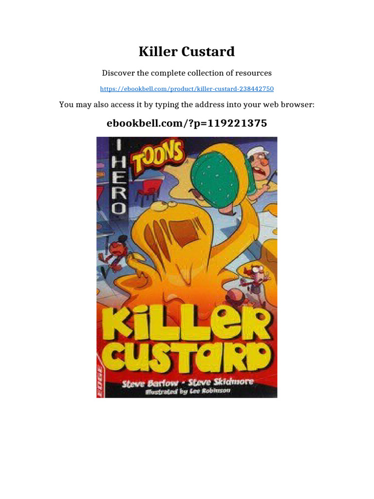 Killer Custard Updated 2025 | PDF