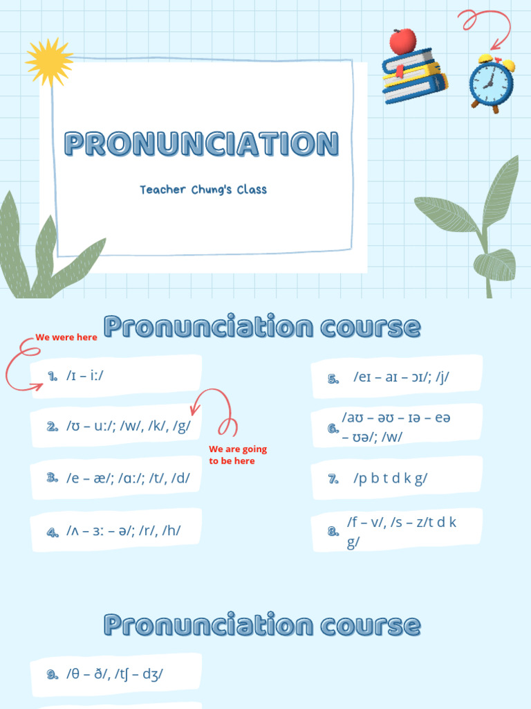 Pronunciation | PDF