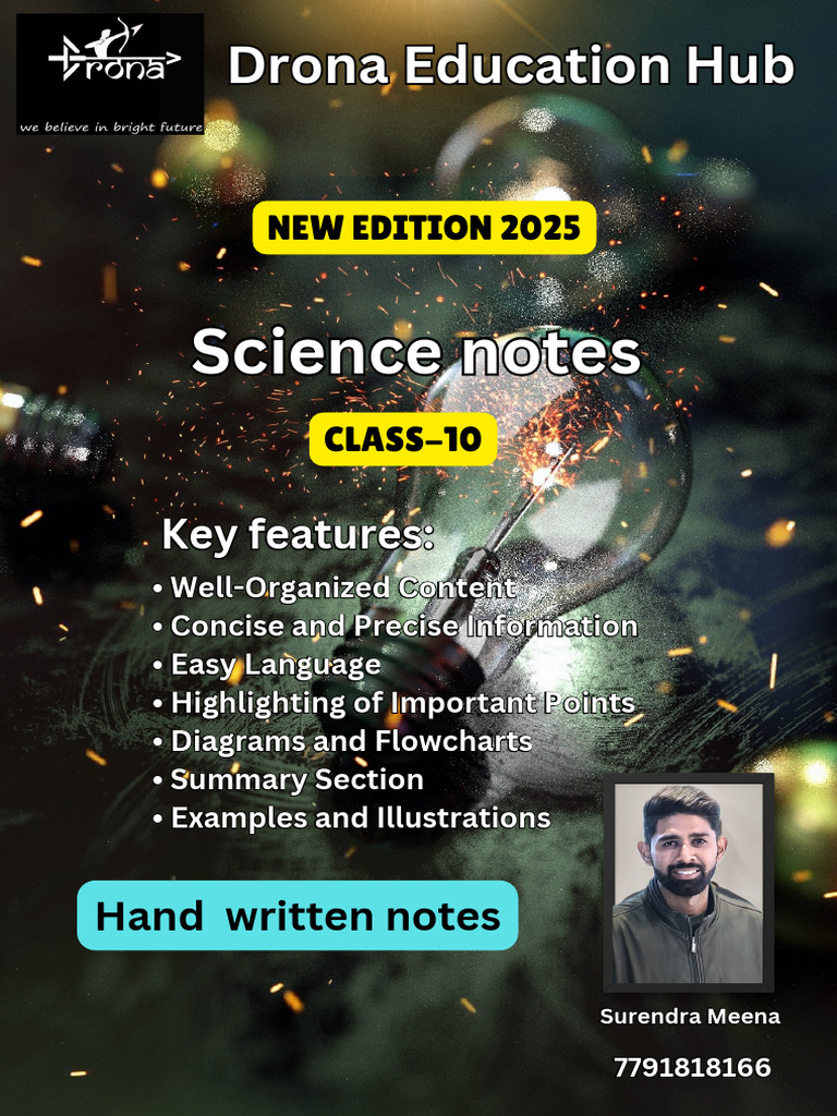 Class 10th Science Notes 2026 | PDF