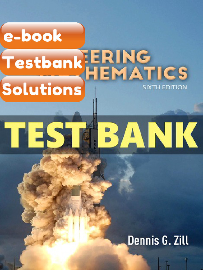 Testbank Advanced Engineering Mathematics 6 Ed Zill Download | PDF ...