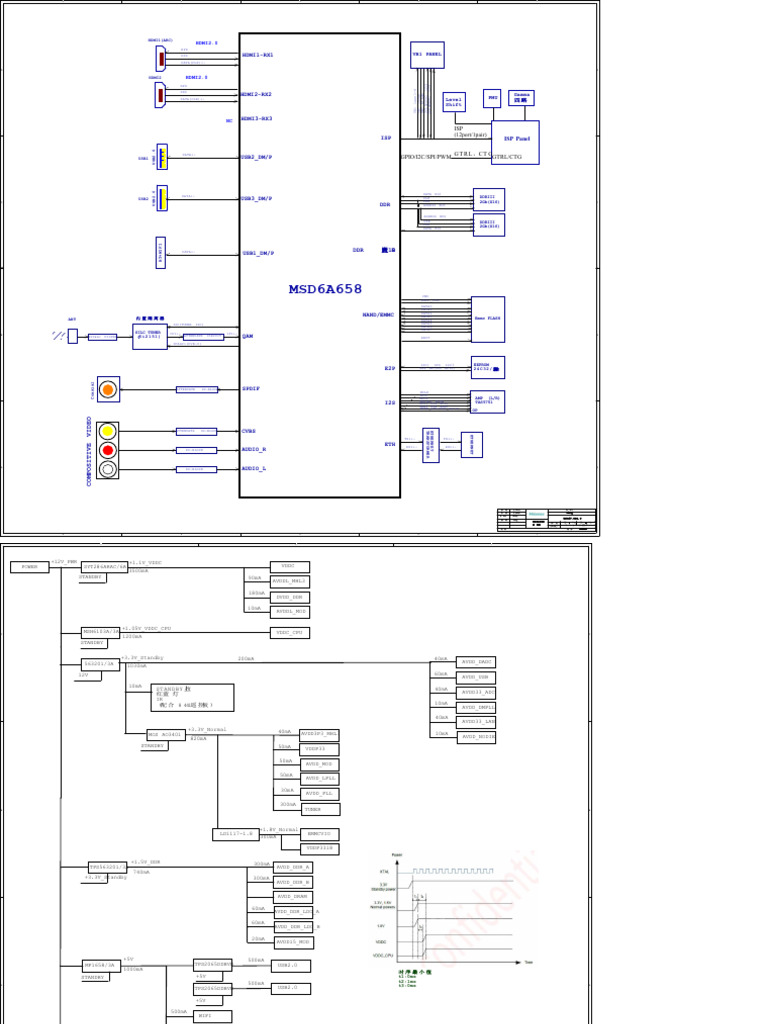 Rsag7.820.9428 主板电路原理图 Tcon | PDF