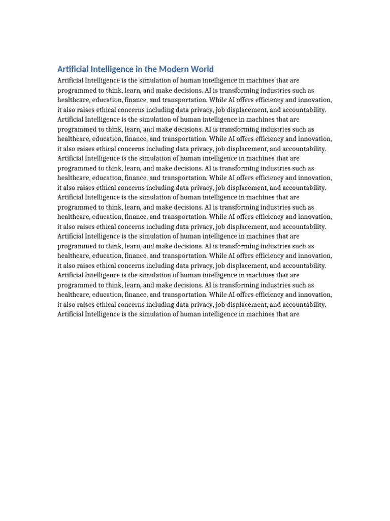 Document 2 Artificial Intelligence | PDF | Artificial Intelligence ...