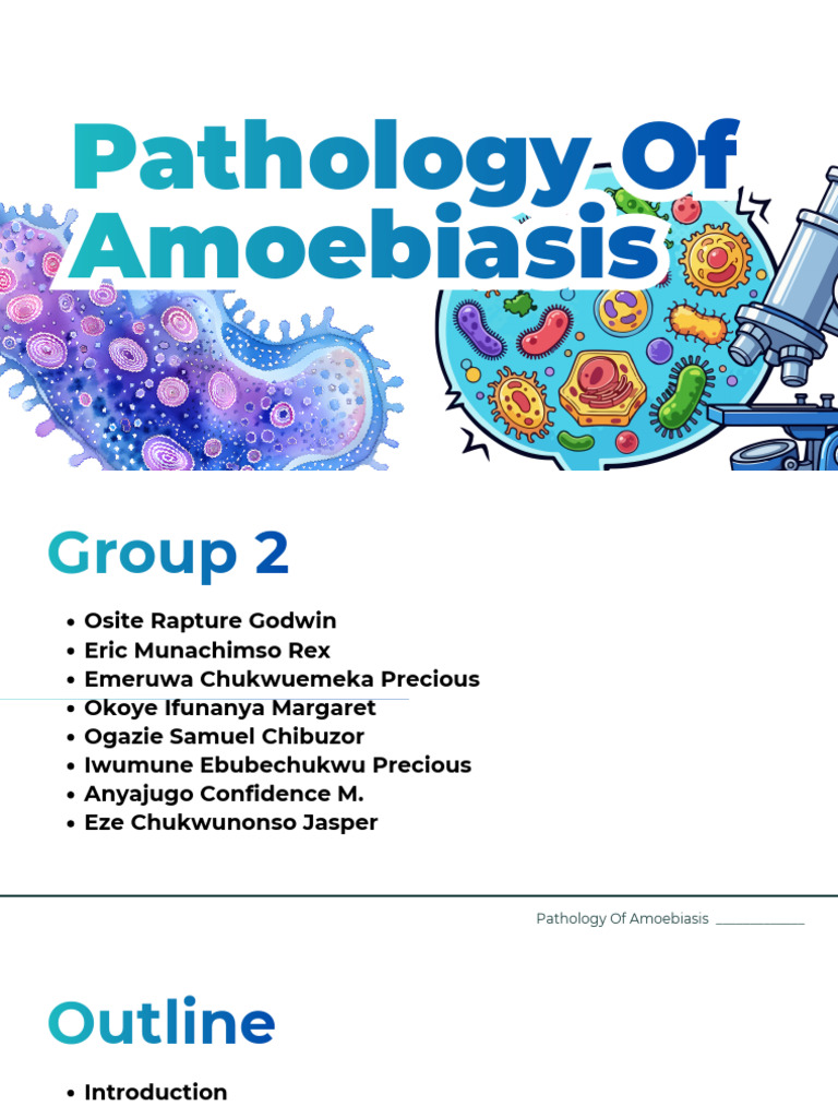 Pathology of Amoebiasis | PDF | Medical Specialties | Clinical Medicine