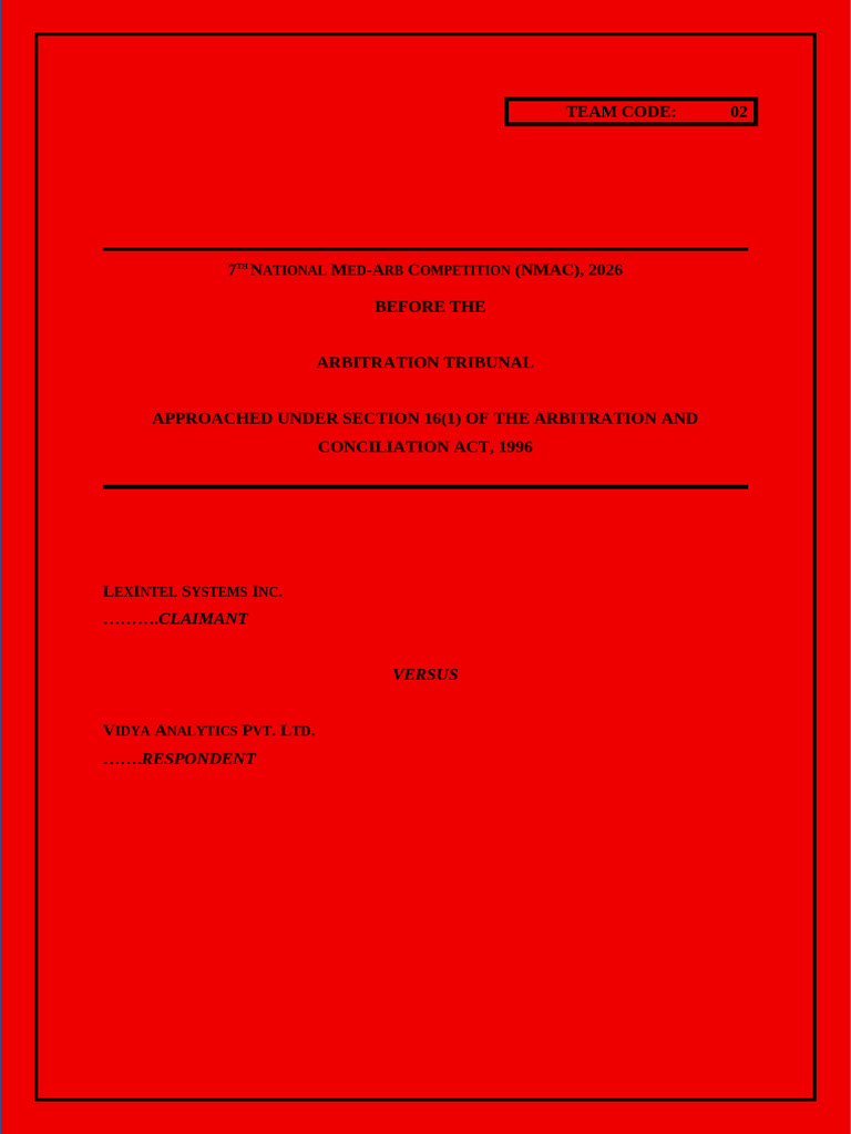 Respo Arb Memo | PDF
