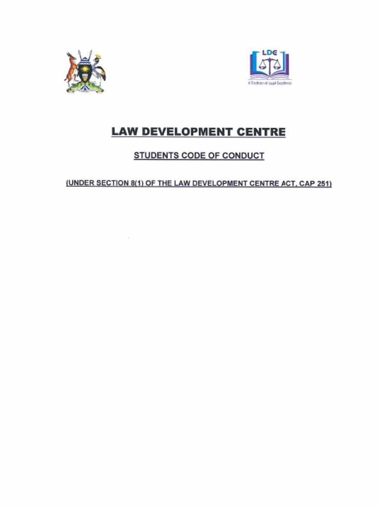 Students Code of Conduct 20.3.2025 | PDF