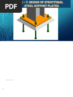Column Base Plate Design Guide | PDF | Column | Bending