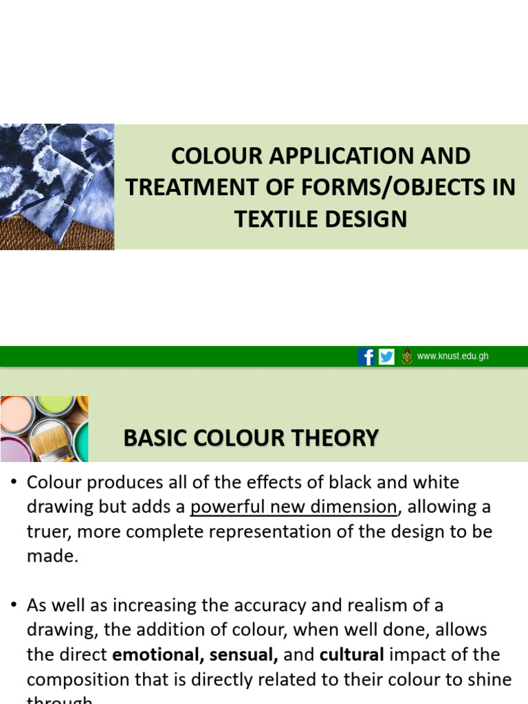 Lecture 4 Colour Application and Treatment of Forms and Objects | PDF ...