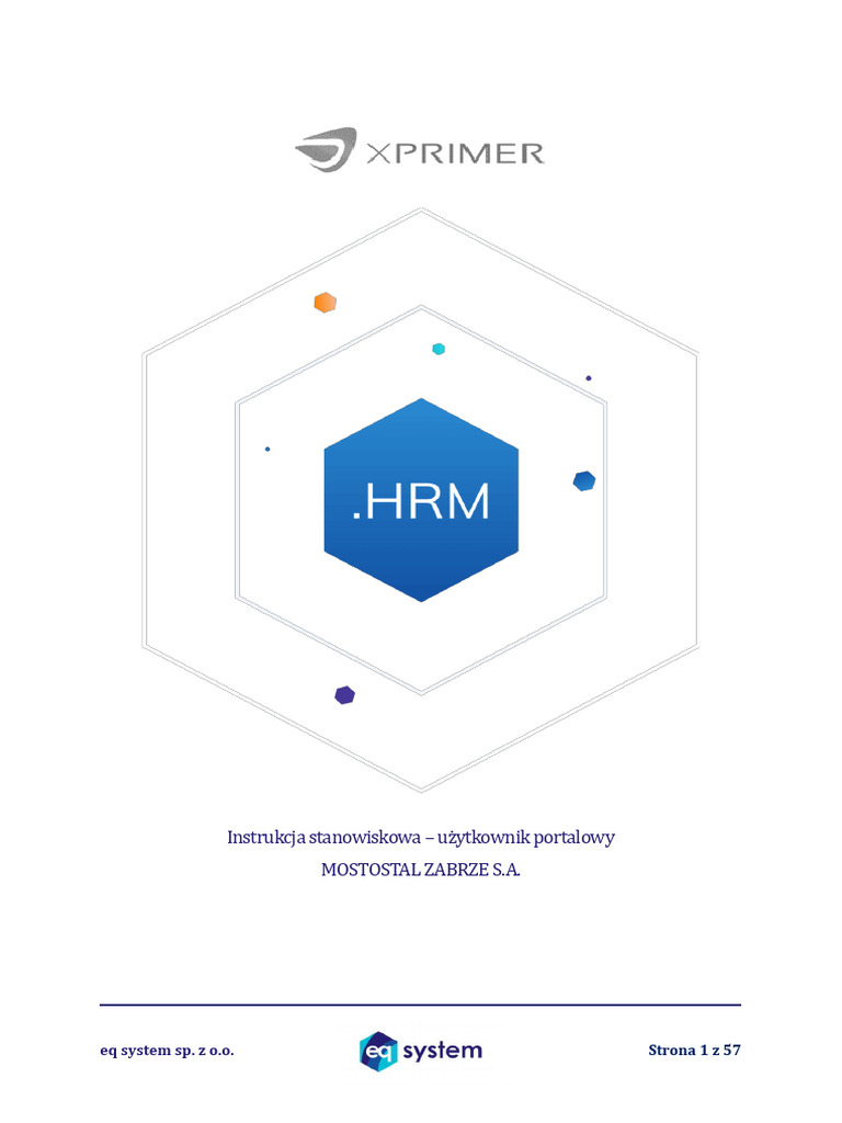 XPRIMER Instrukcja Dla Pracownika | PDF