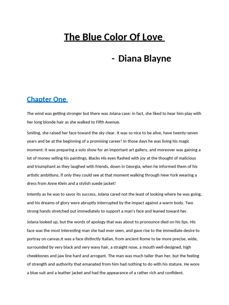 Color Love Blue - Diana Blayne | PDF