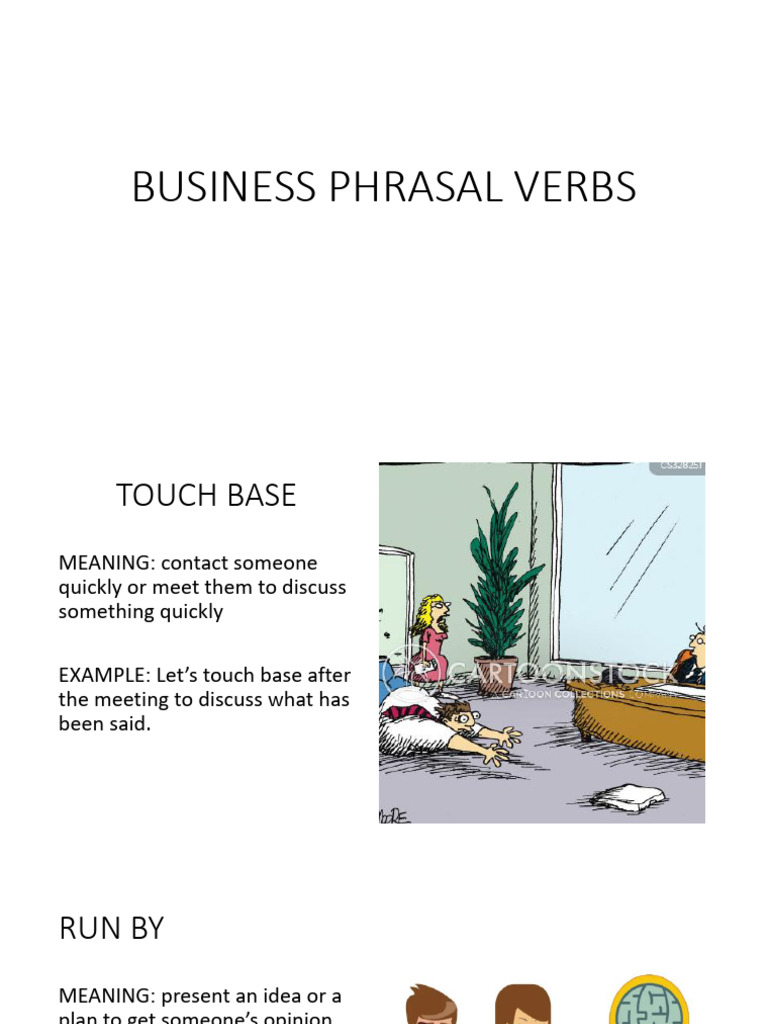 1 Business Phrasal Verbs 14.12.23 | PDF