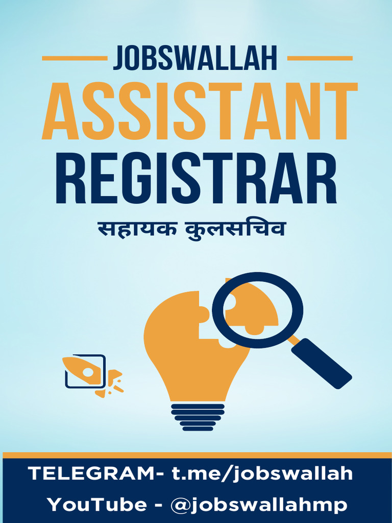 Sample Notes - MPPSC Assistant Registrar - English | PDF