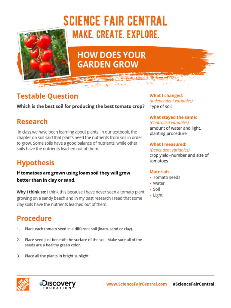 HD SFC How Does Your Garden Grow | PDF | Soil | Loam