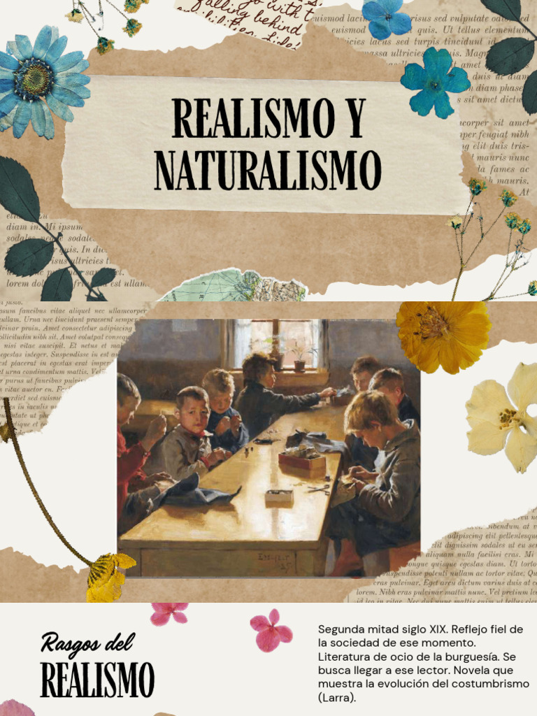 Realismo y Naturalismo | PDF | Realismo literario