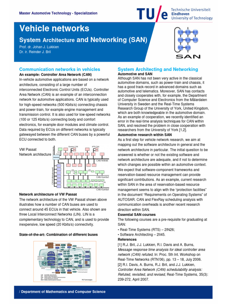 Vehicle Networks_ATposter-SAN | PDF | Computing | Computer Engineering