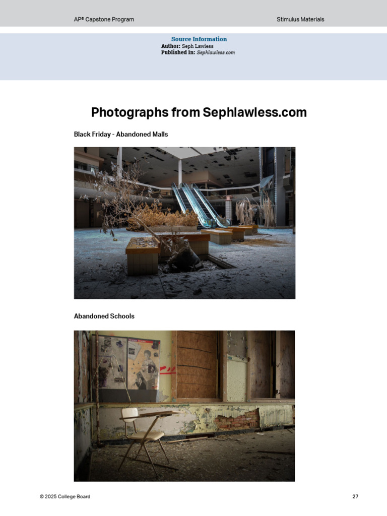 Stimulus #3 - Urban Decay Photos | PDF