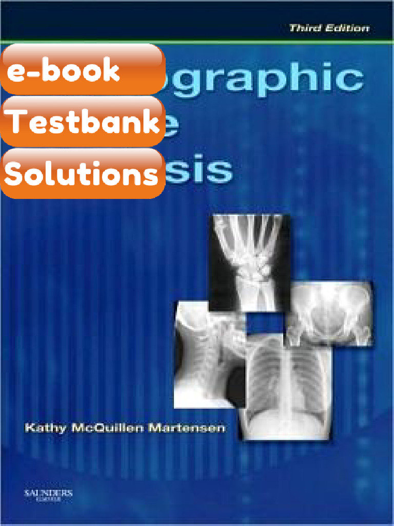 Testbank for Radiographic Image Analysis 3e | PDF | Subscription ...
