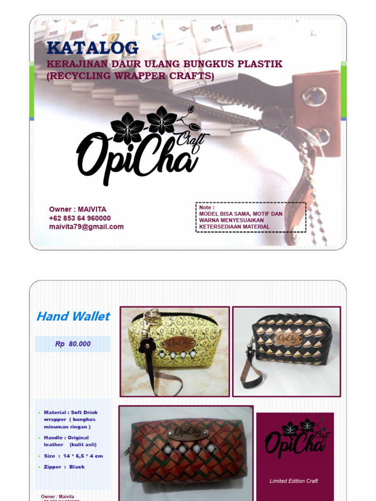 Katalog Produk Opicha Craft 2025 | PDF