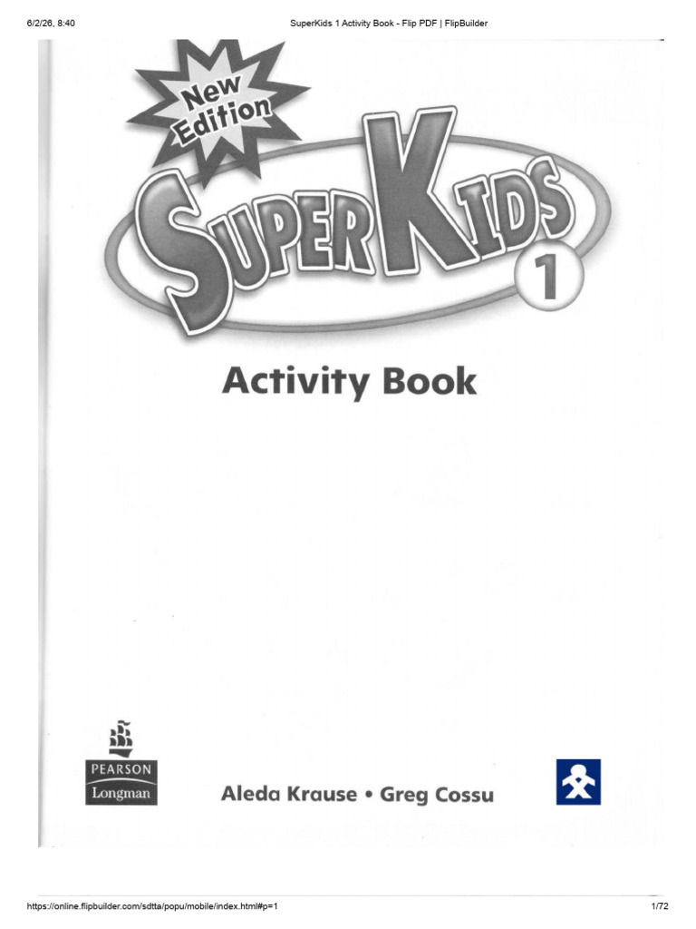 SuperKids 1 Activity Book | PDF